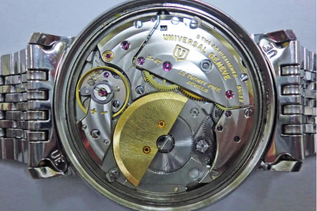 UNIVERSAL GENEVE WHITE SHADOW Micro-rotor Automatic Ref.866102 Cal.1-66