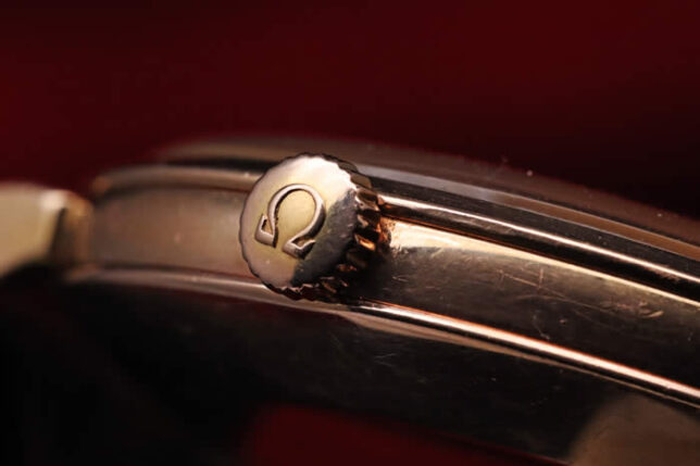 オメガ ノンネーム バンパー式 Ref.2643 Cal.351 14KPG 1951年頃 滋賀 時計 買取 遺品整理