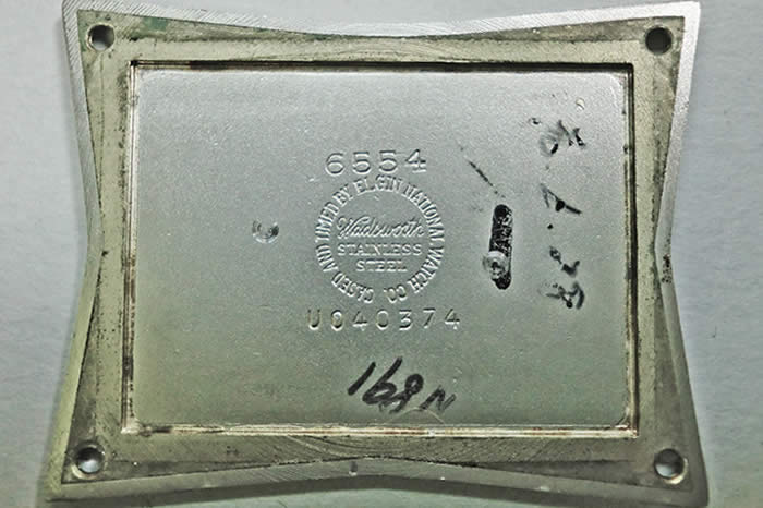 エルジン ショックマスター 角金 レクタンギュラーファンシーケース Ref.6554 Cal.674 滋賀 遺品整理